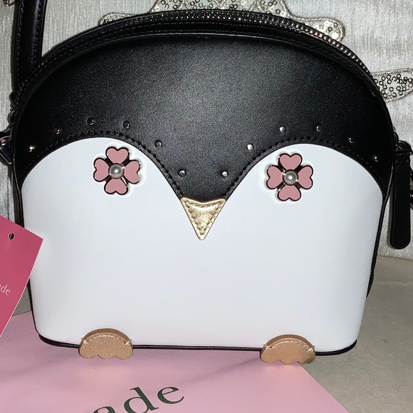 kate spade | Bags | Kate Spade Leatherembellished Penguin Crossbody ...